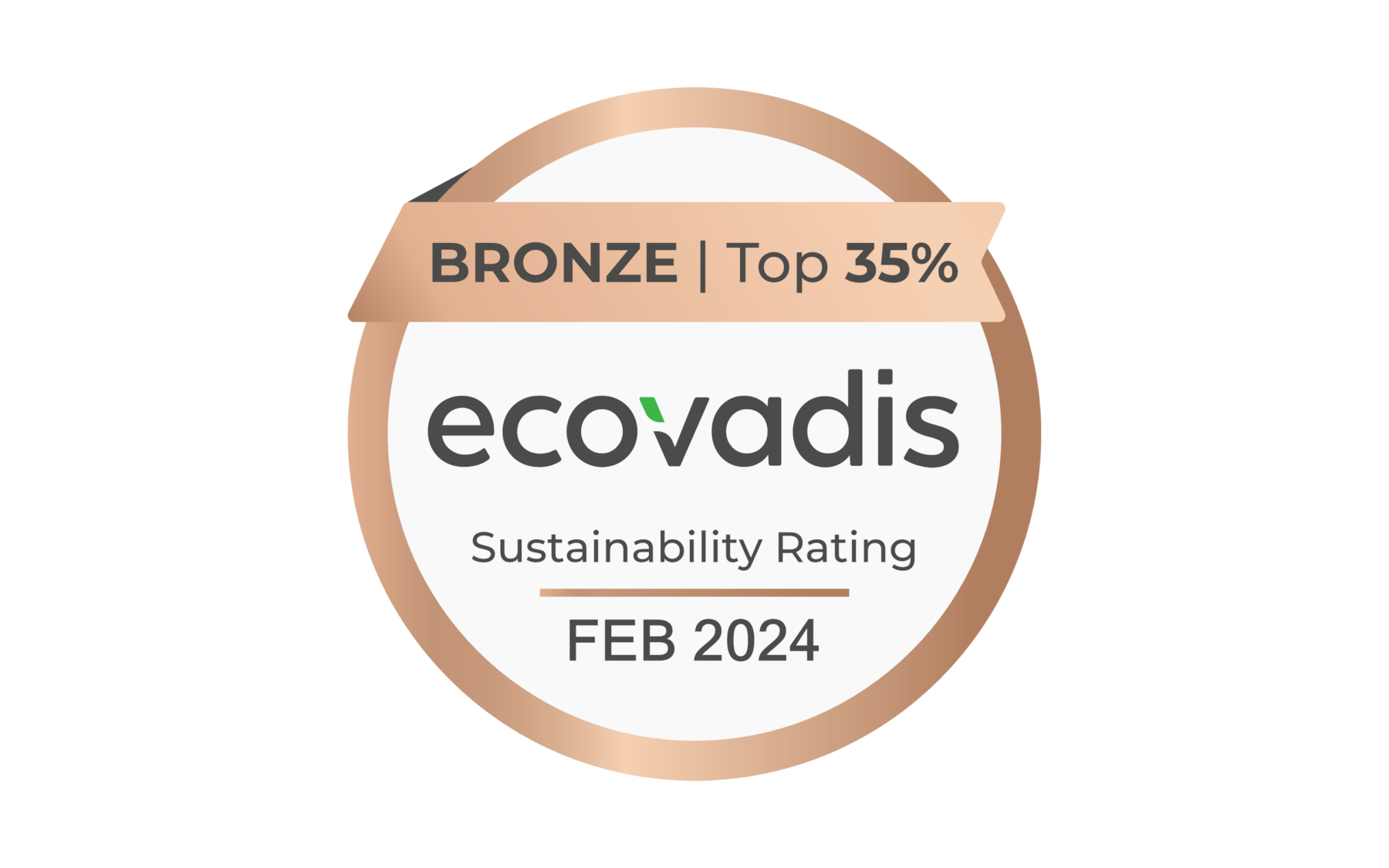 EcoVadis-Bronzemedaille | Kinedo